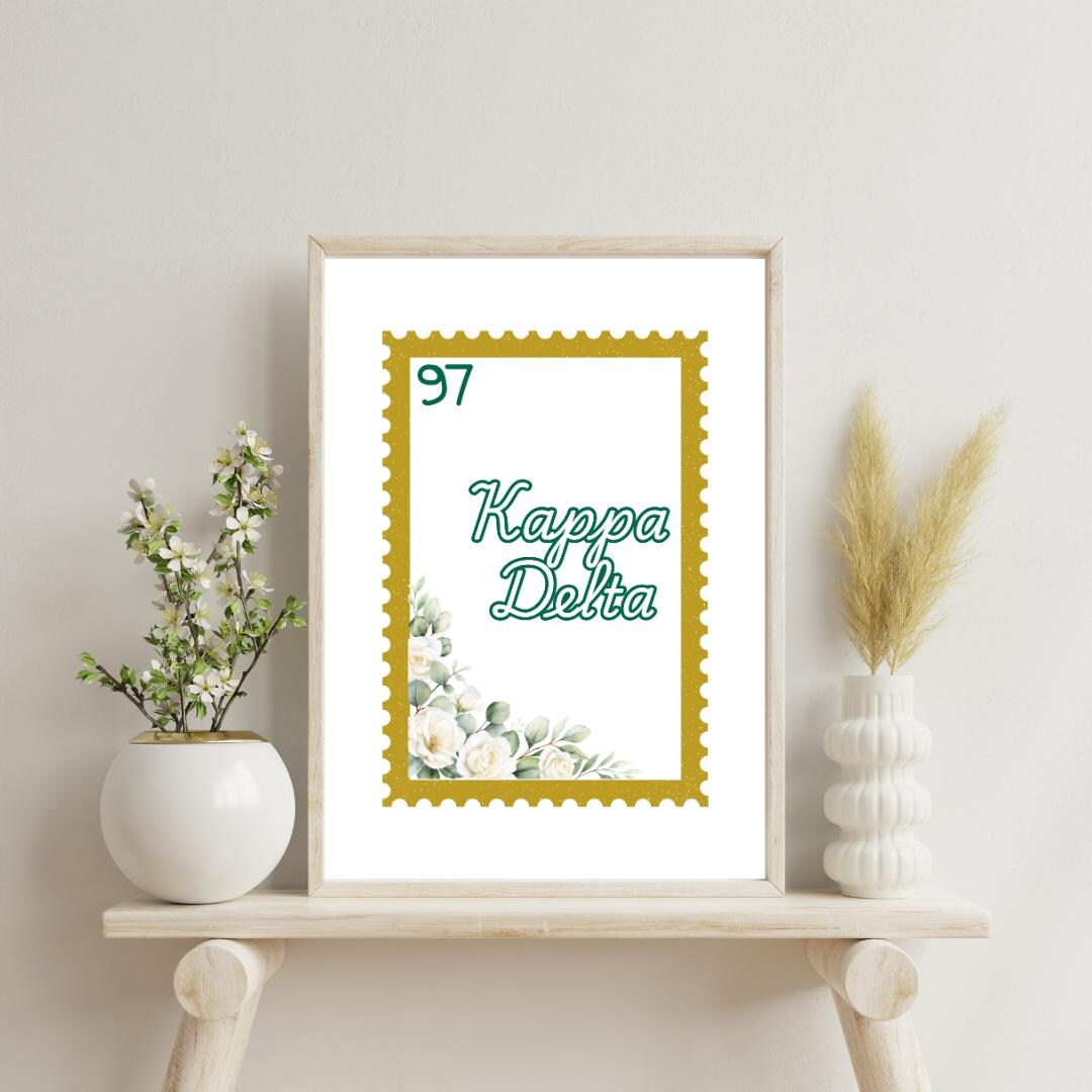 Kappa Delta Stamp Print! Digital Download - Etsy