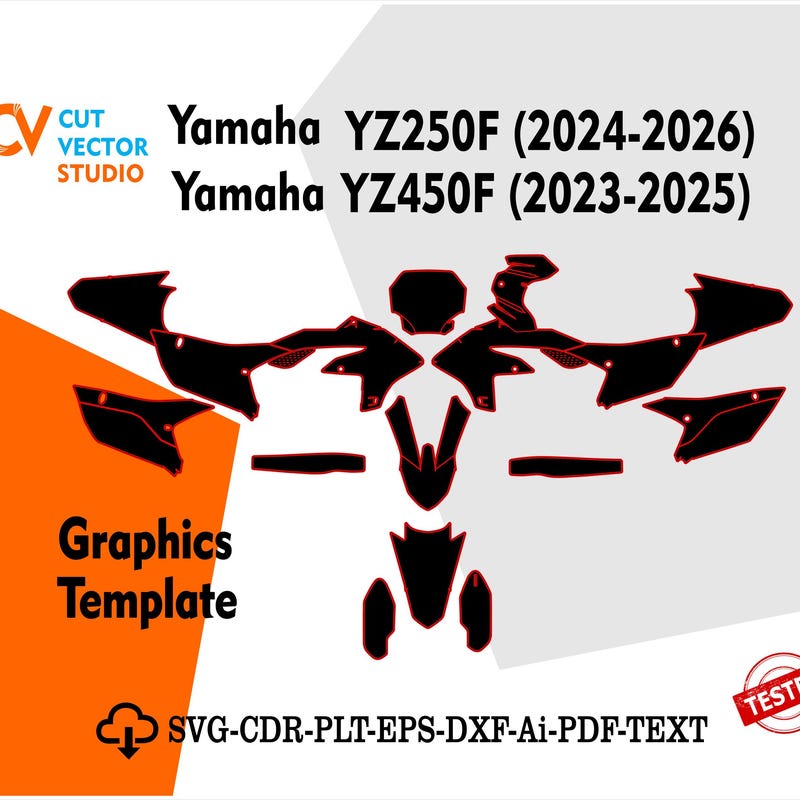 Yamaha Graphics Template - Etsy