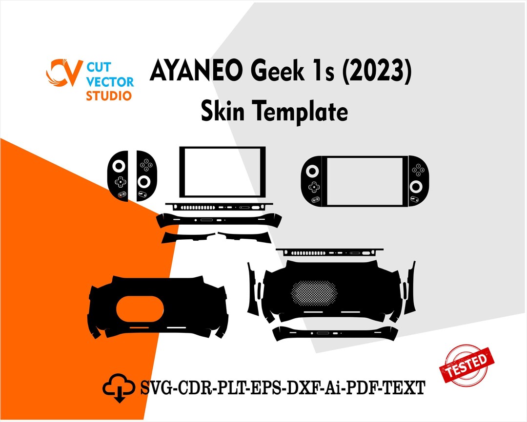 AYANEO Geek 1s (2023) Vector Templete File Skin Die Cut Layout - Etsy