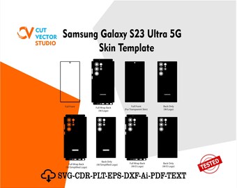 Samsung S23 Ultra Skin Template Vector Cut File - Etsy