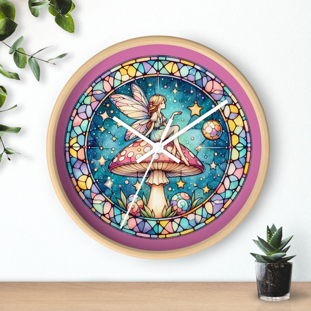 Whimsical Fairy Wall Clock, Enchanting Home Decor, Fairy Tale Nursery ...