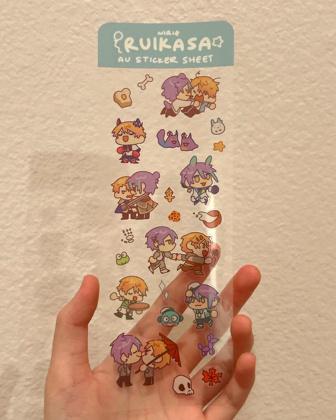 Project Sekai Ruikasa Transparent Sticker Sheet - Etsy