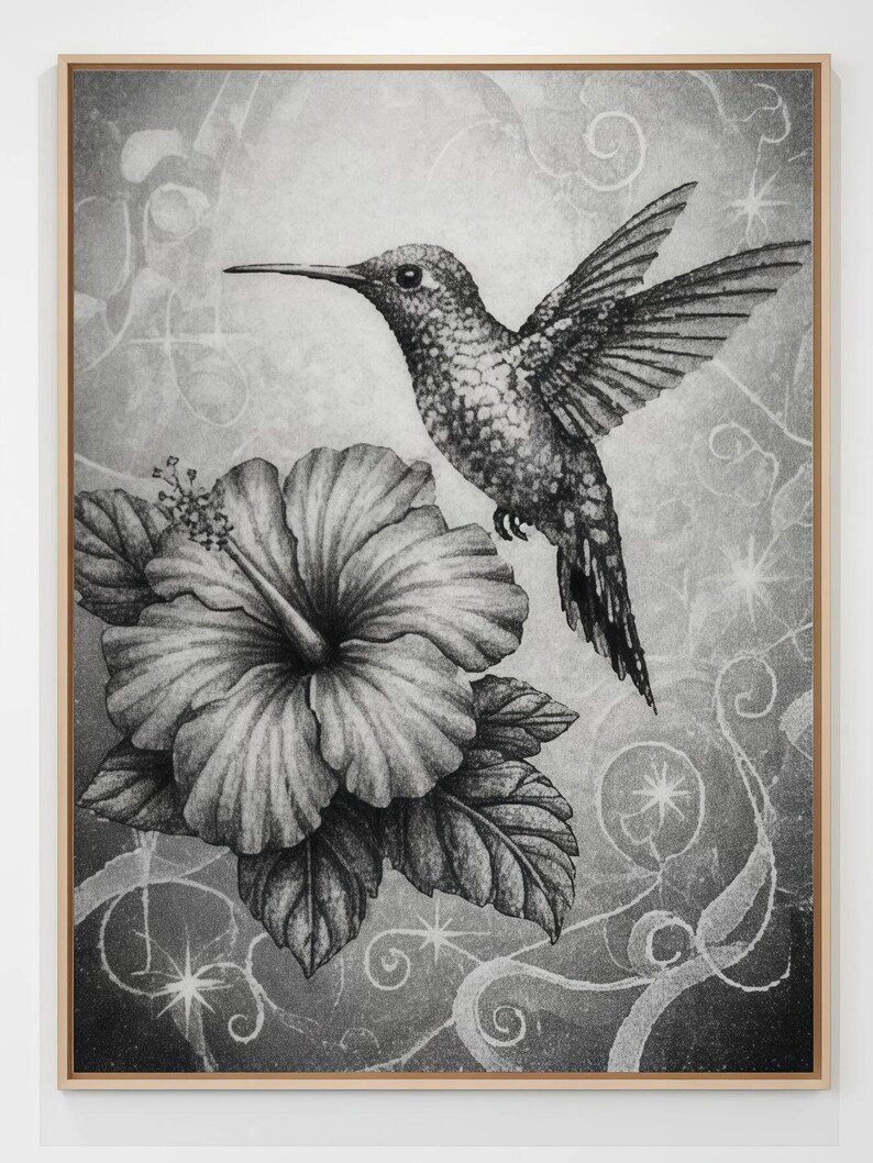 Bird Wall Art Set – Black and White Bird Prints, Toucan Falcon Owl ...