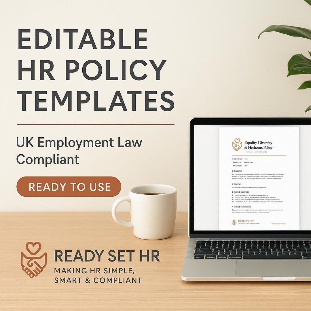 Editable HR Policy Templates – UK Compliant (digital Download) - Etsy