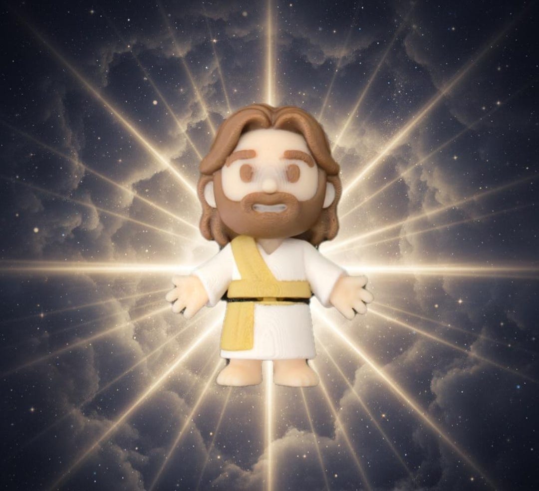 Jesus - Articulated Desk Pal - Christmas Decor - 3D Printed - Etsy
