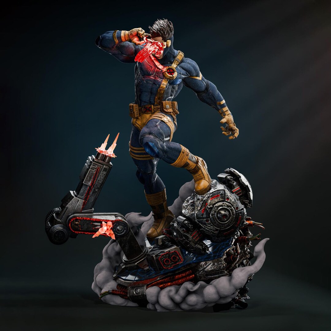 Cyclops Fanart STL Statue | 1/6 Scale 3D STL Print File Model Download ...