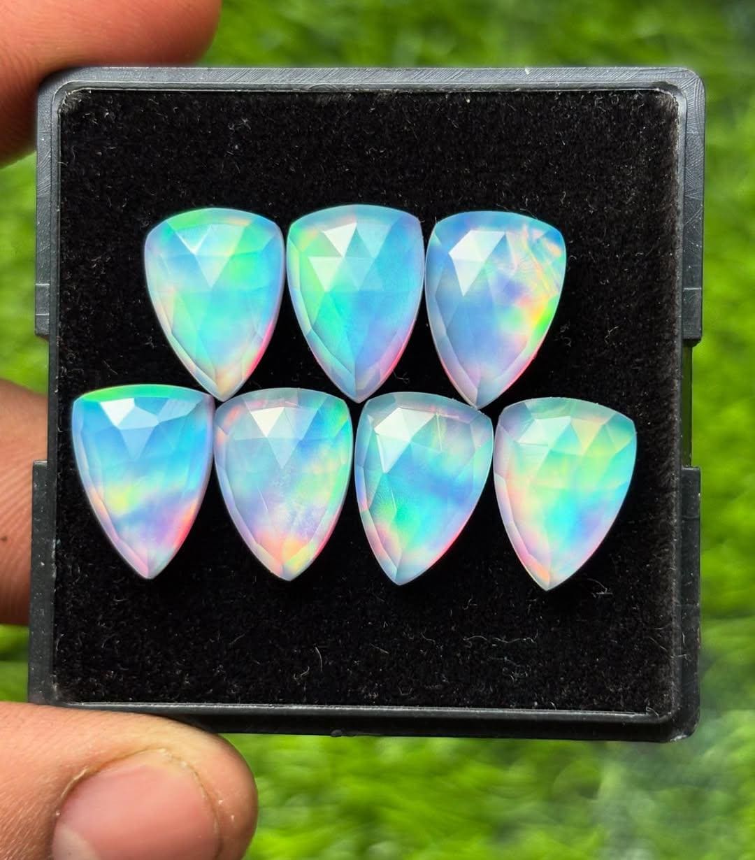 AAA Quality Pink Aurora Shield With Natural Himalayan Crystal Doublet ...