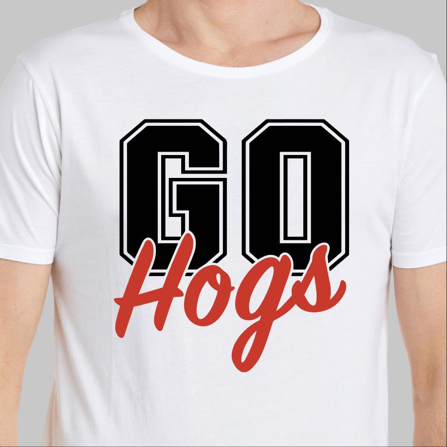 Hogs Svg Team Logo, Hogs Bundle PNG, Baseball, Basketball, Football ...