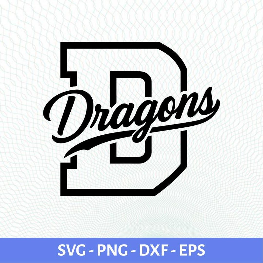 Dragons Svg Sports Team Logo SVG PNG DXF Dragons Mascot Baseball ...