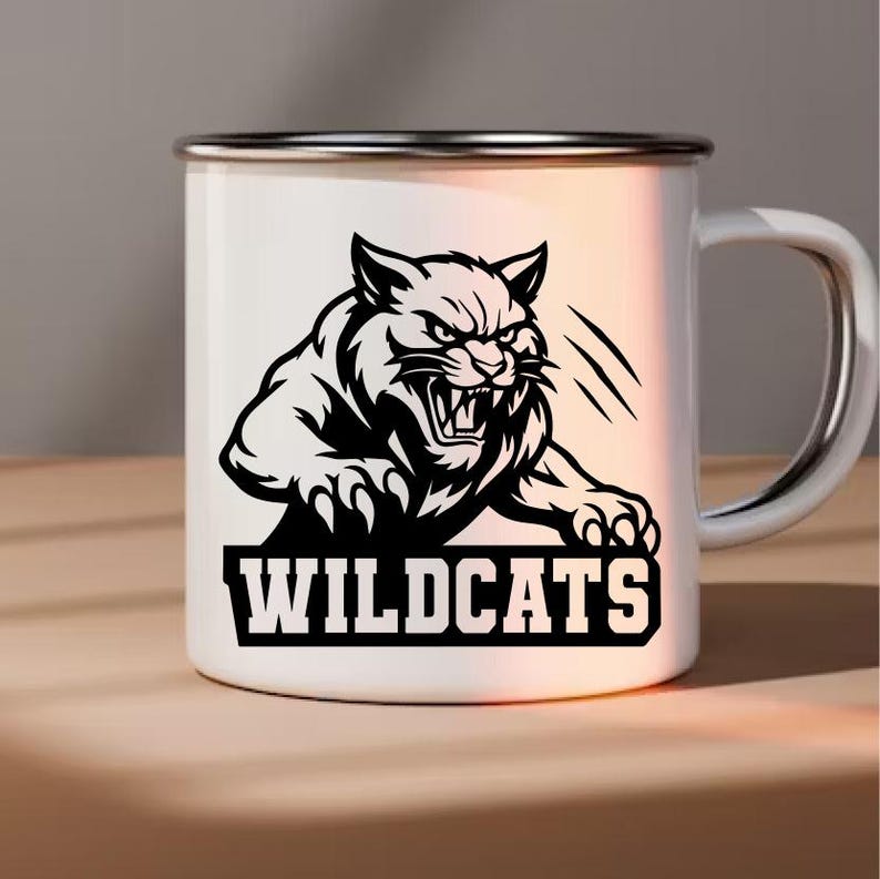 Wildcats Svg School Sport Team Logo, PNG, PDF, Dxf File Baseball ...