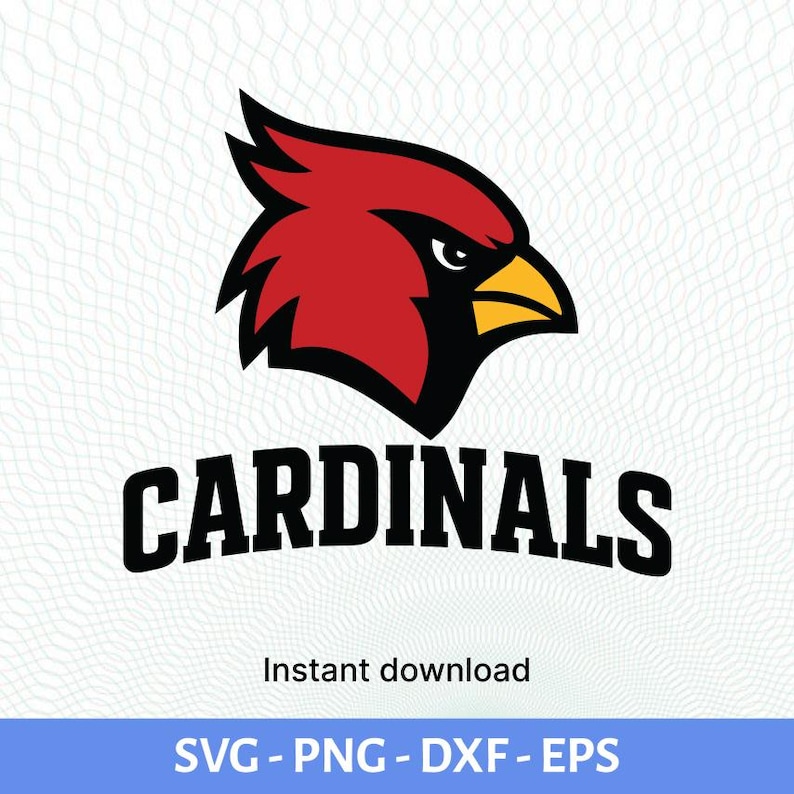 Cardinal SVG, Cardinals Team Svg, Cardinals Football Svg, Cardinal PNG ...