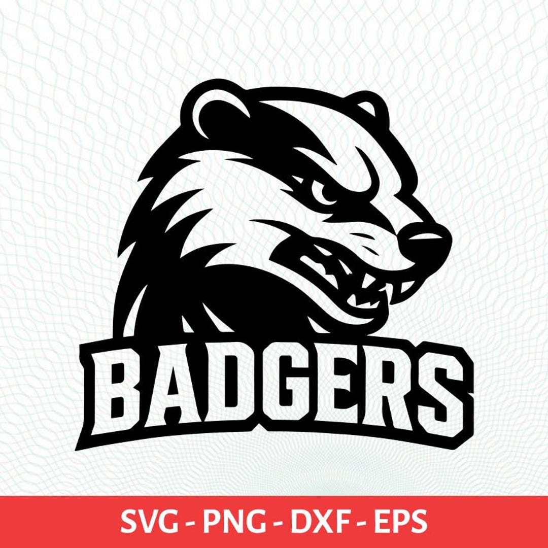 Badgers Sports Team Logo SVG, PNG, Dxf, Badgers Baseball, Basketball ...