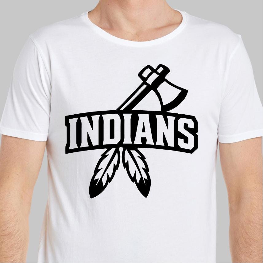 Indians Svg Sports Team Logo, PNG, Dxf, Indians Baseball, Basketball ...