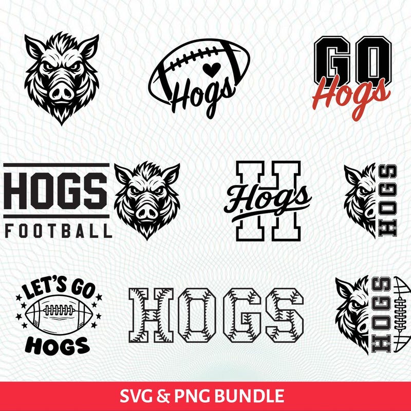 Hogs Basketball Png - Etsy Canada