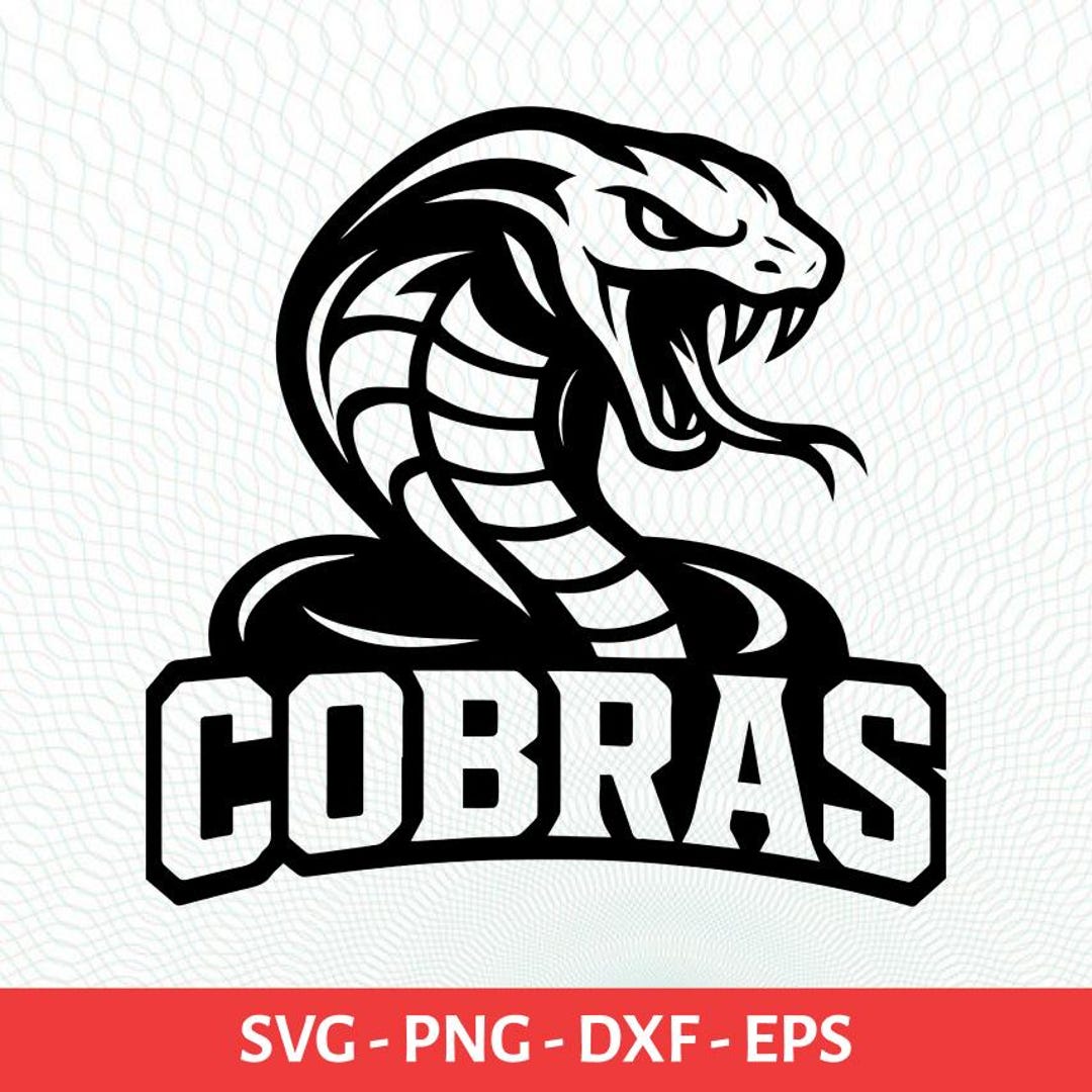 Cobras Sports Team Logo SVG PNG DXF Mascot Baseball, Basketball ...