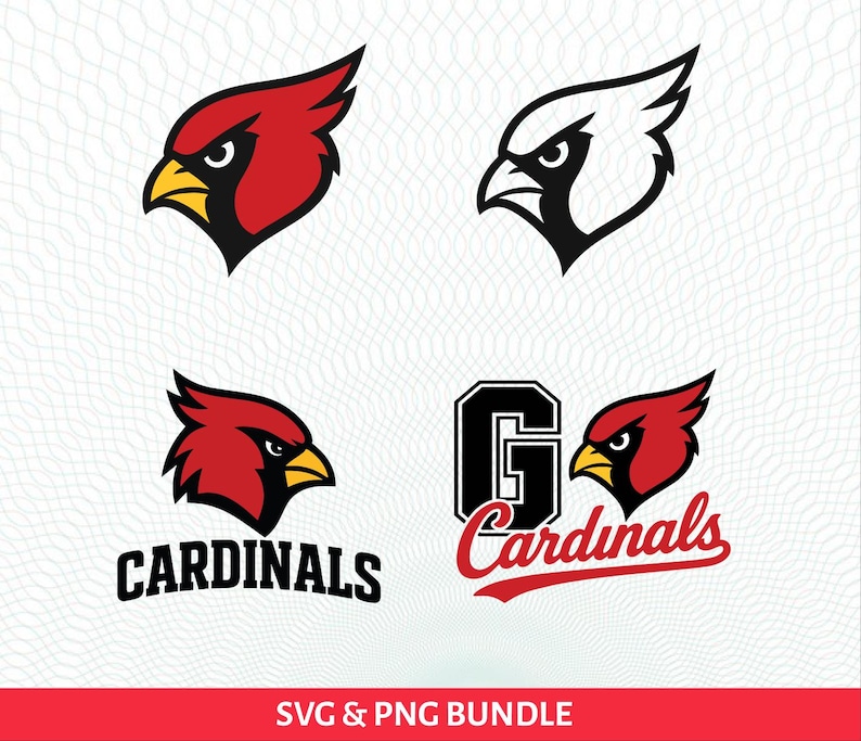 Cardinal SVG Bundle, Cardinals Svg Logo, Cardinals Football Svg ...