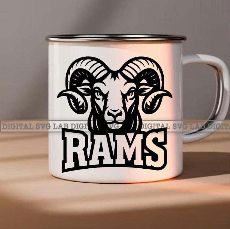 Rams Svg Sport Team Logo SVG, Rams PNG, PDF, Dxf File Baseball ...