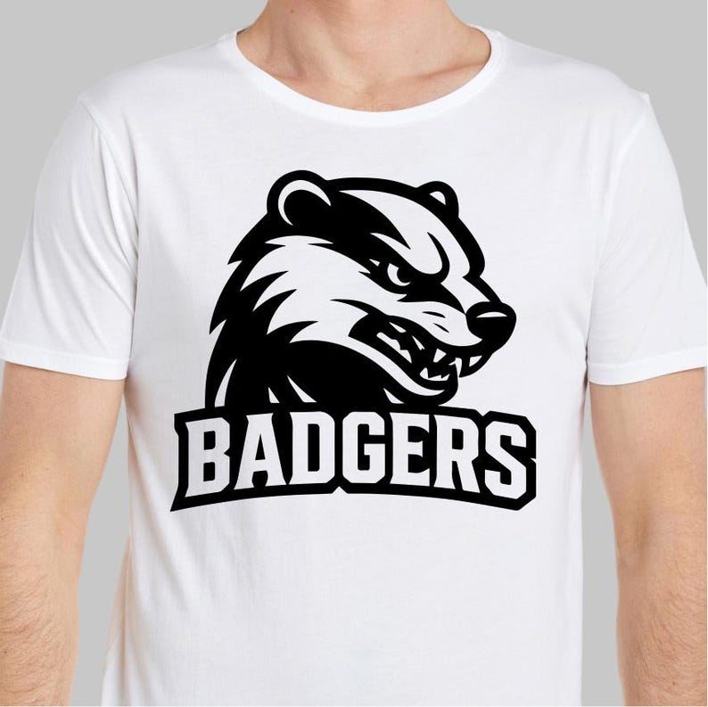 Badgers Sports Team Logo SVG, PNG, Dxf, Badgers Baseball, Basketball ...