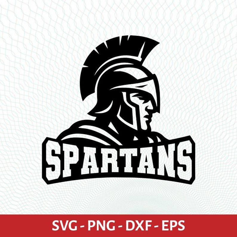 Spartans Sports Team Logo SVG, PNG, Dxf, Spartans Baseball, Basketball ...