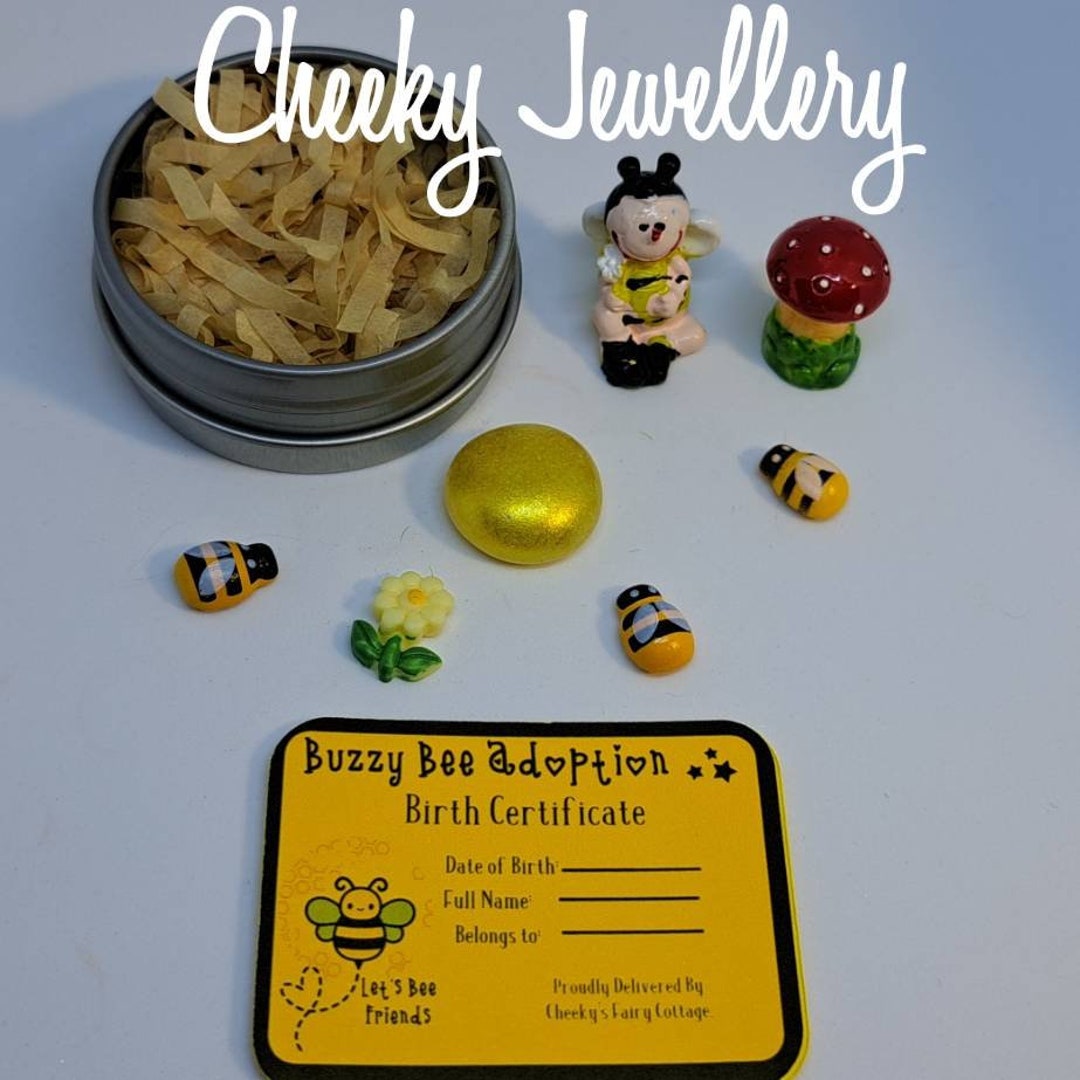 Mini Buzzy Bee Friend Adoption Set, Imagination and Pretend Play. Adopt ...