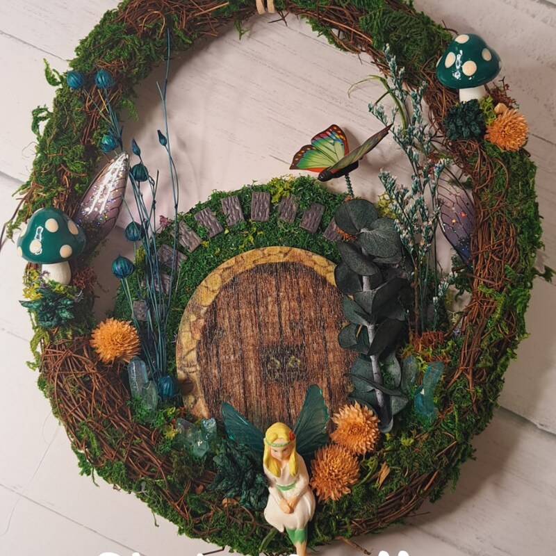 Fairy Garden Wreath - Etsy