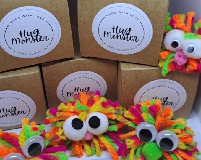 Nikolai's Handmade Hug Monsters Pocket Sized Yarn Creatures for Comfort ...