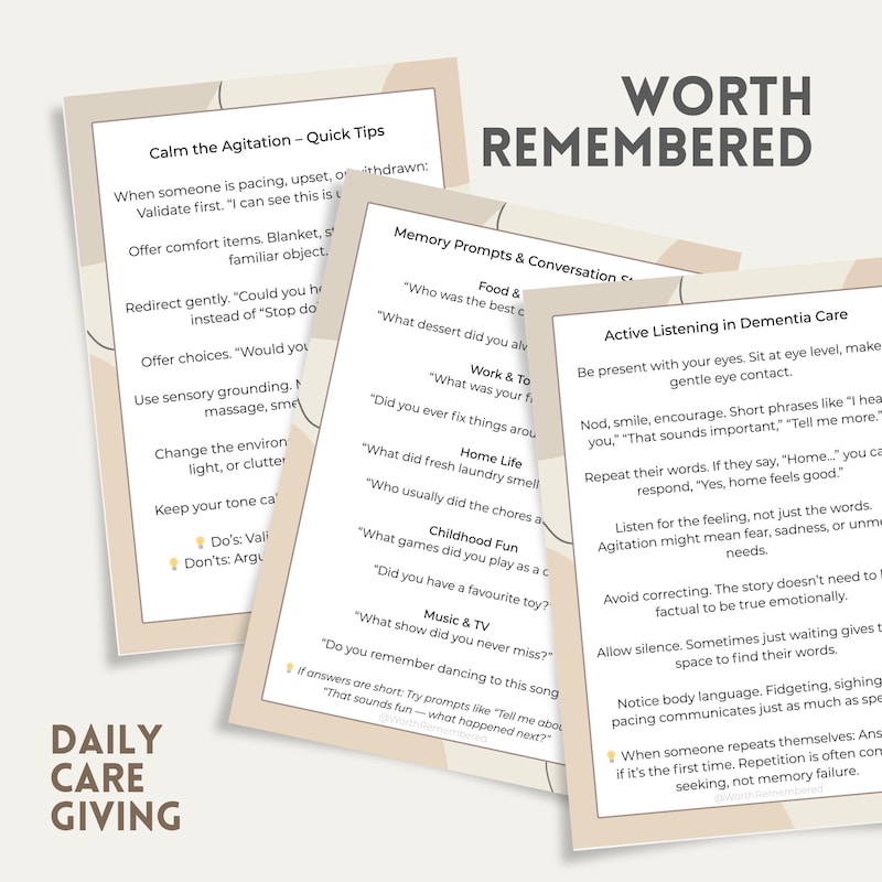 Memory Care Caregiver - Etsy