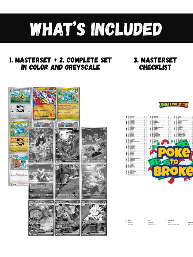 Mega Evolution: Base Set Printable Master and Complete Set Binder ...