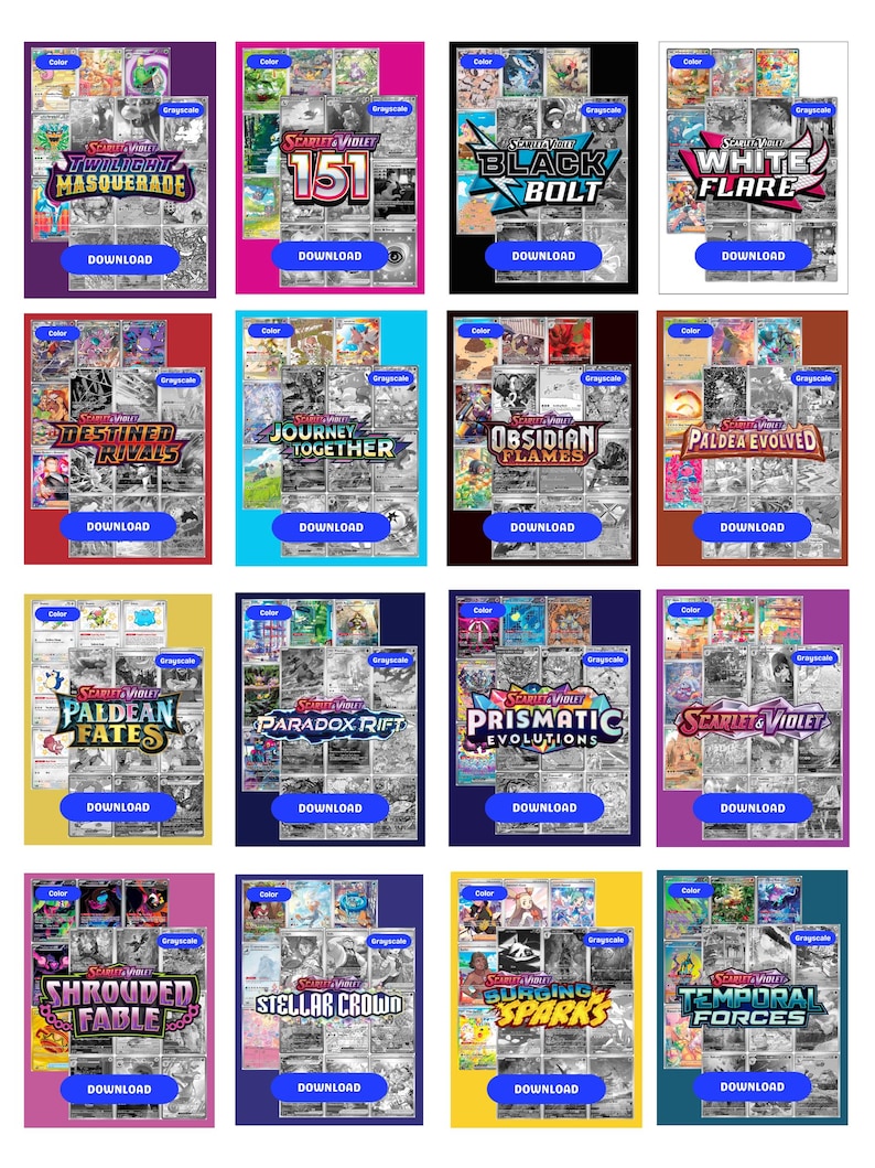 Scarlet and Violet Sets Ultimate Edition: All Scarlet & Violet Master ...