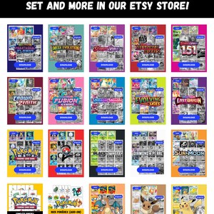 Mega Evolution: Base Set Printable Master and Complete Set Binder ...
