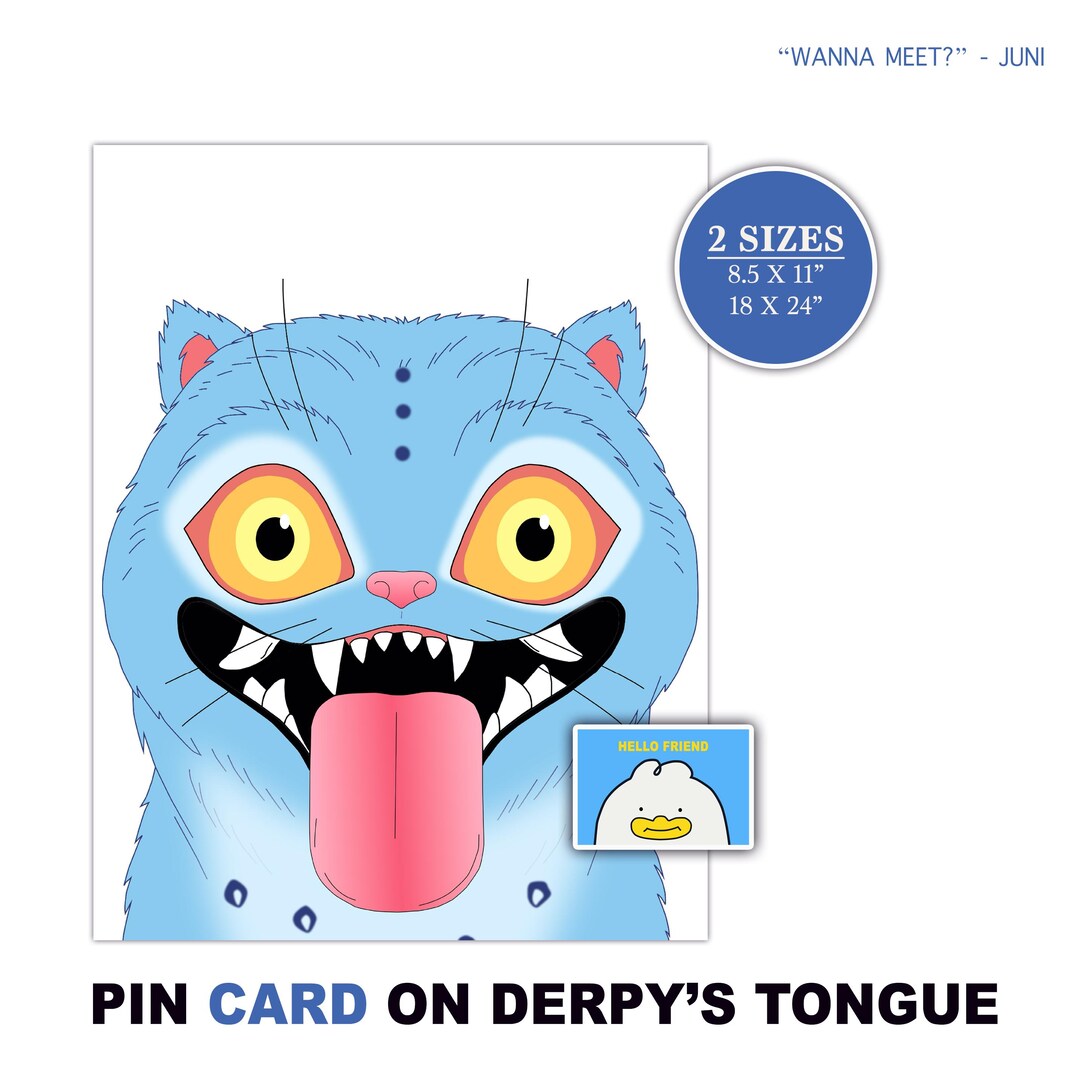 Derpy Party Game and Invitation Card Printable, Kpop Demon Hunters ...