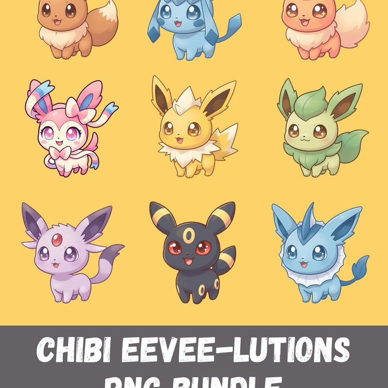 Eevees Evolutions - Etsy