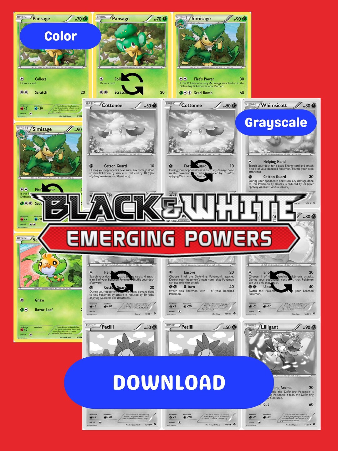 Black & White: Emerging Powers Printable Master and Complete Set Binder ...