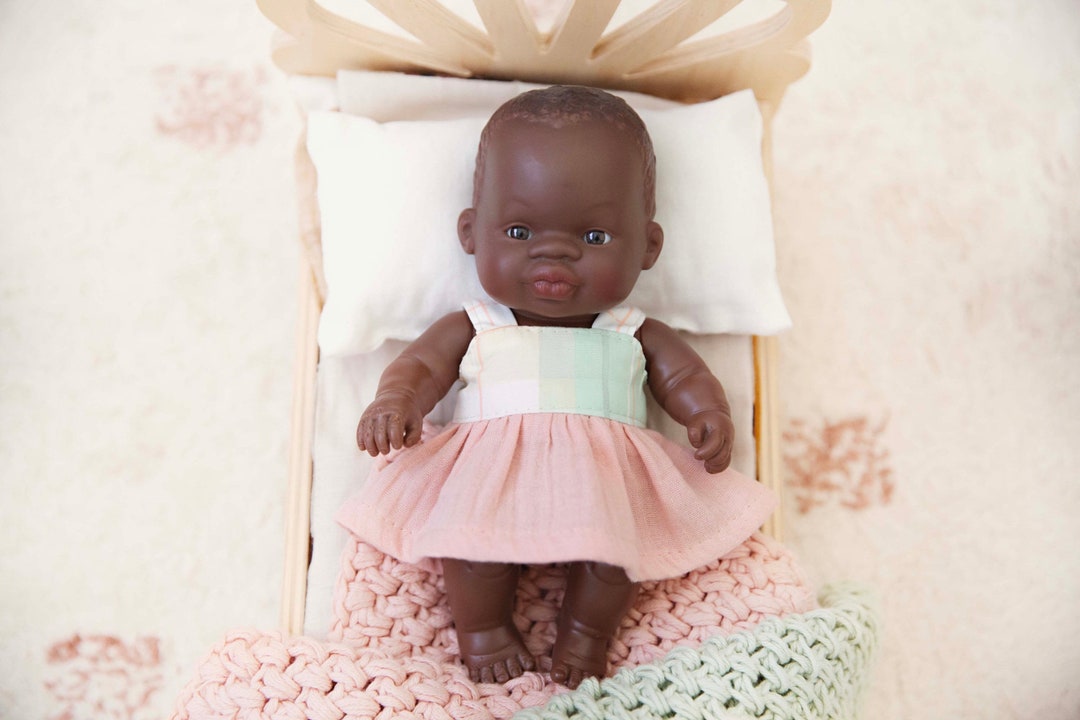 Mila Dress in Pastel Check Dolls Clothes Clothing to Fit the 21cm ...