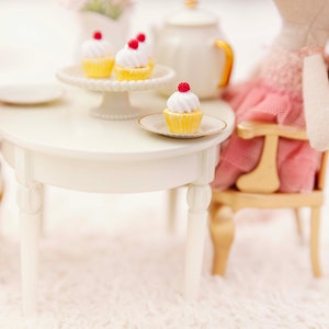 Handmade Miniature Raspberry Cream Cupcakes Perfect for Maileg Mice ...