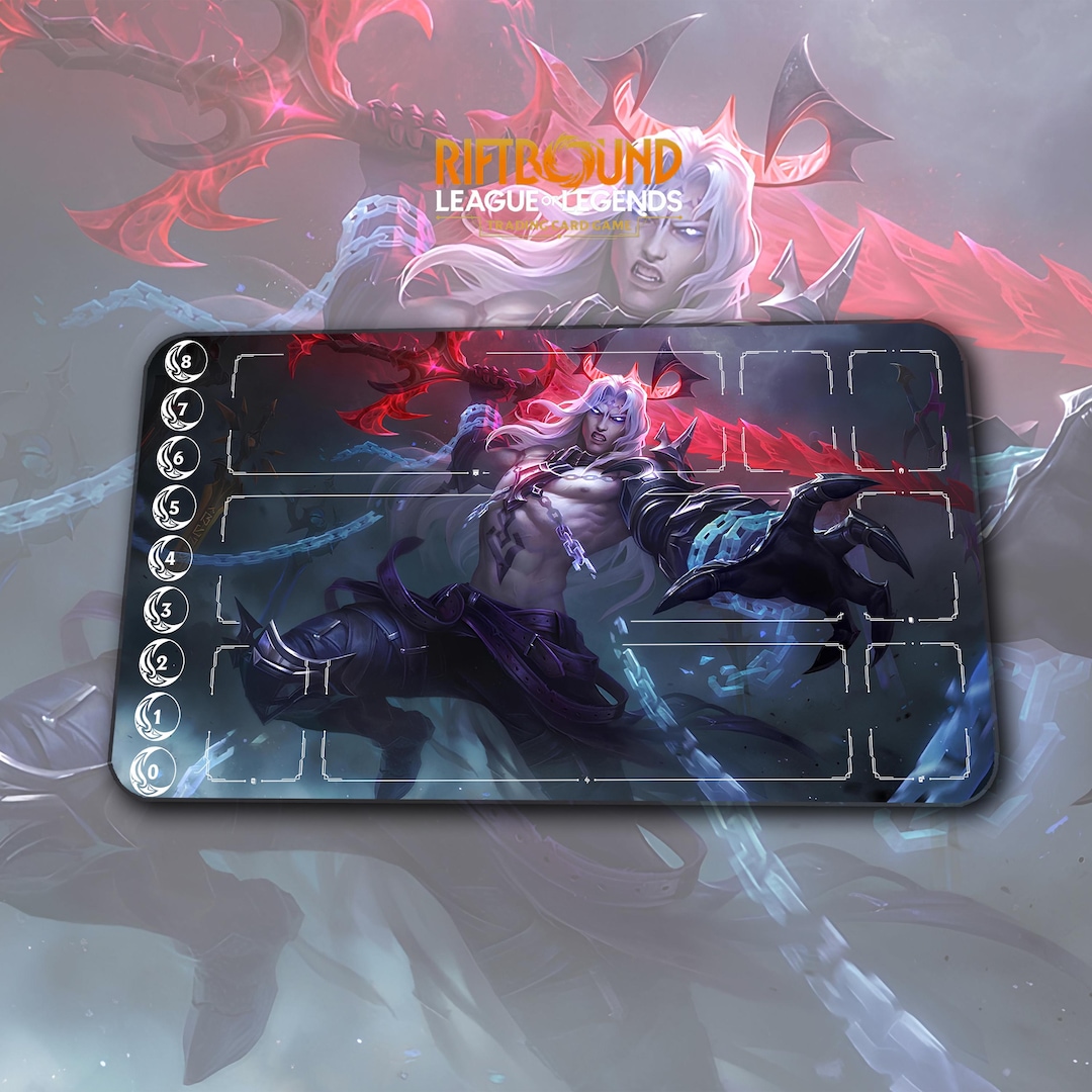 Tapete de juego – Viego Revenant Reign – Riftbound LOL TCG (600 x 350 x ...