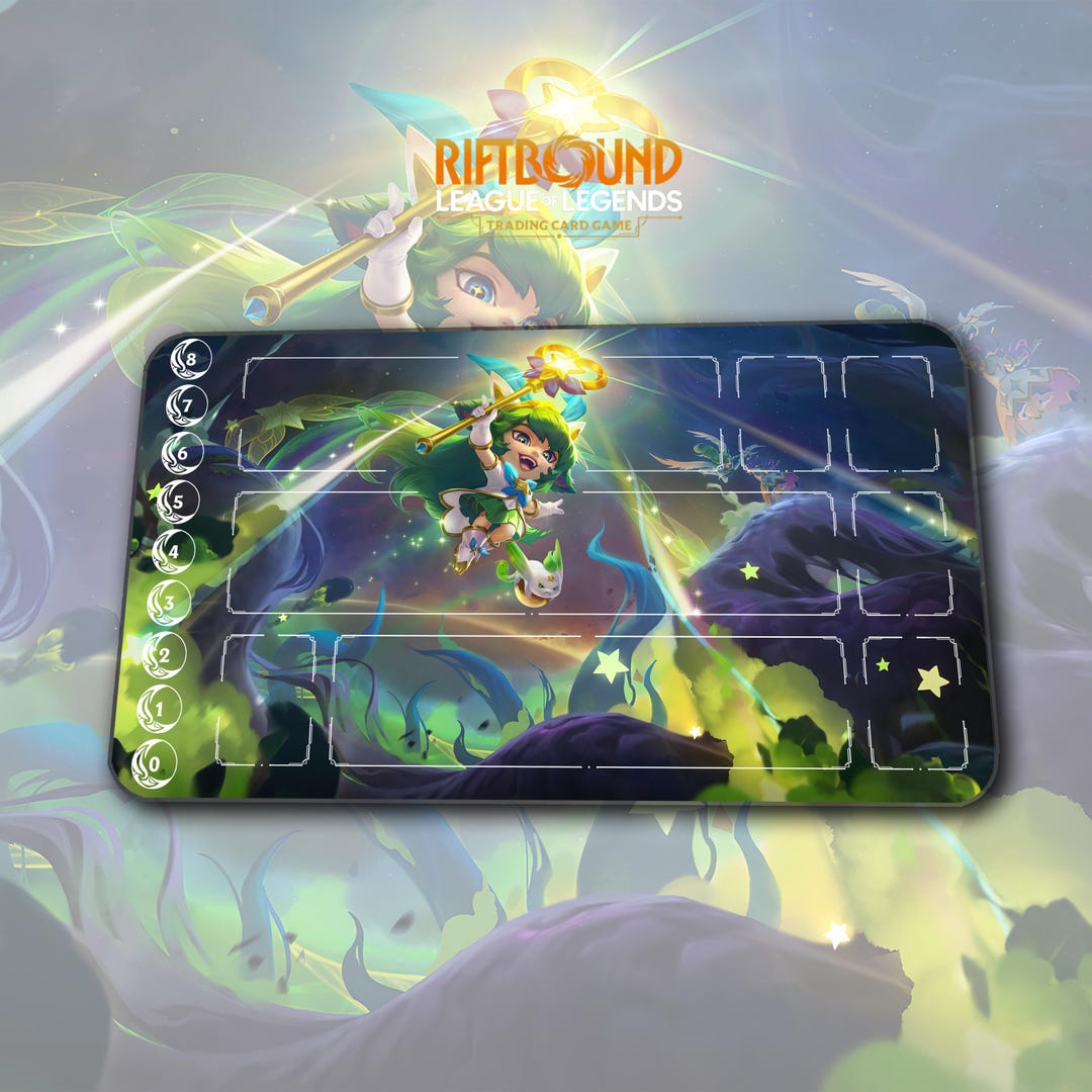 Playmat – Lulu – Riftbound LOL TCG Game Mat 24x14 Inches (600x350x2mm ...