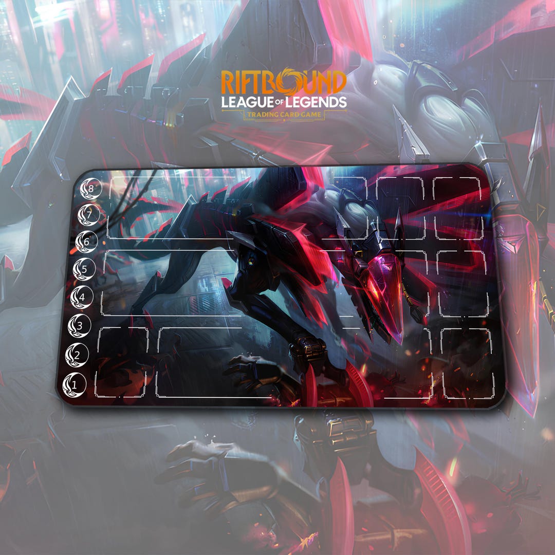 Playmat – Nafiri – Riftbound LOL TCG Game Mat 24x14 Inches (600x350x2mm ...