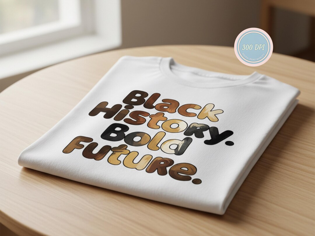 Black History Bold Future PNG | Bubble Letter Black History Month Shirt ...