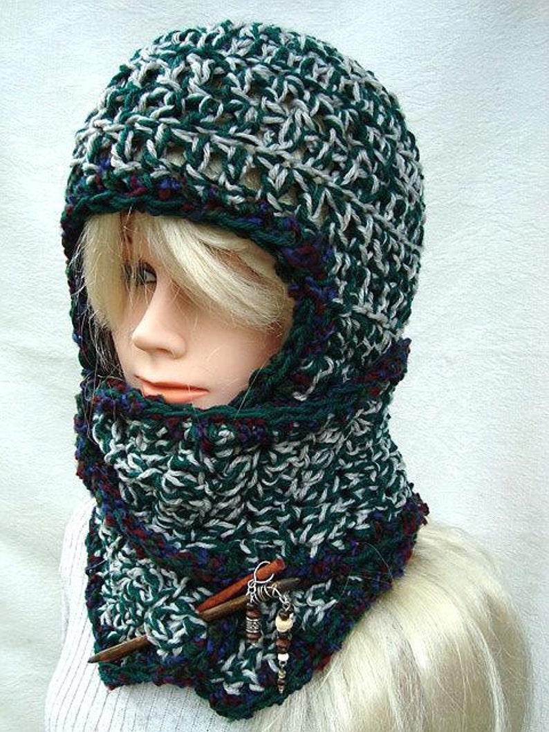 Instant Download PDF Crochet Pattern Schoodie Hat With - Etsy