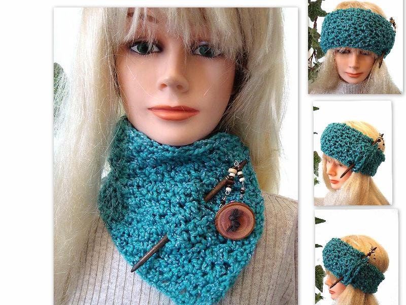 Crochet Pattern Cowl or Head Wrap Headband SPP-79 Scarf - Etsy
