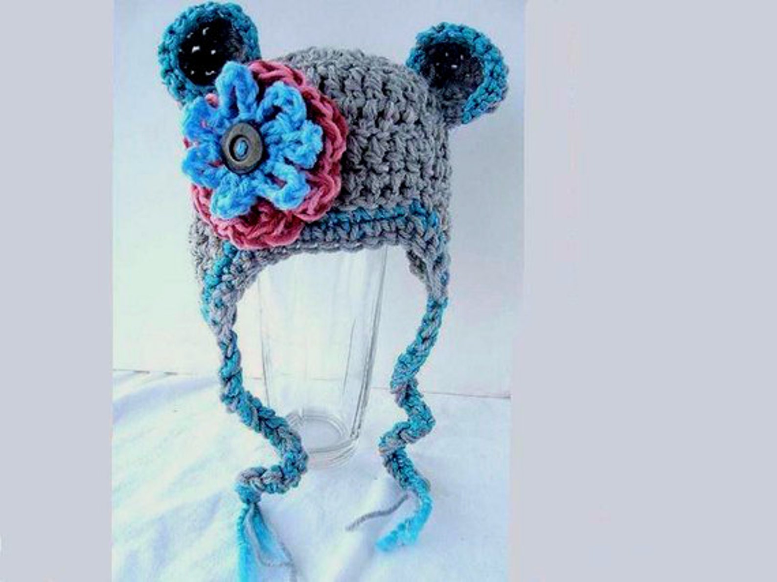 Crochet Hat Pattern Little Monkey Ears Hat SPP01 Sweetpotatopatterns ...