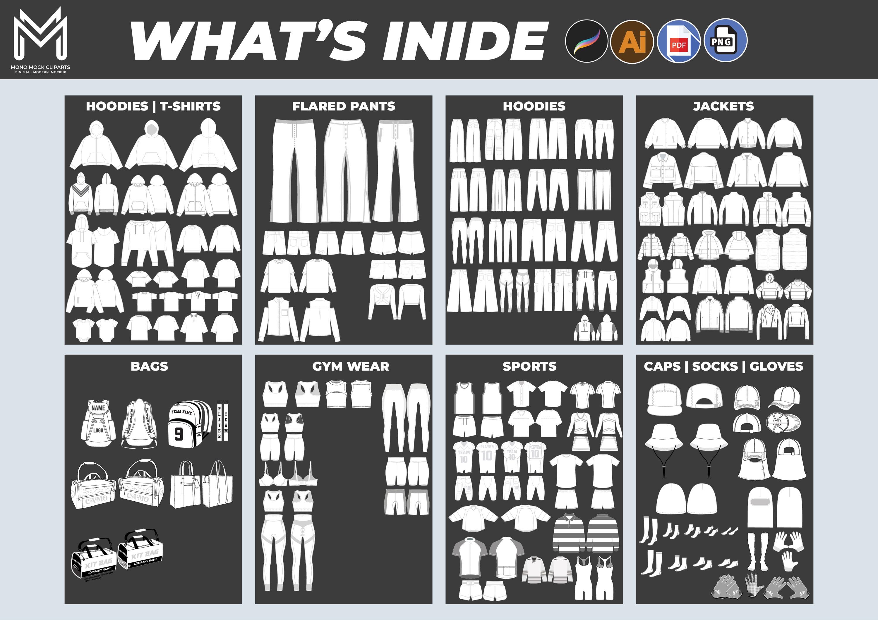 200+ Streetwear Activewear Mockups Vector Templates & Free Tech Pack ...