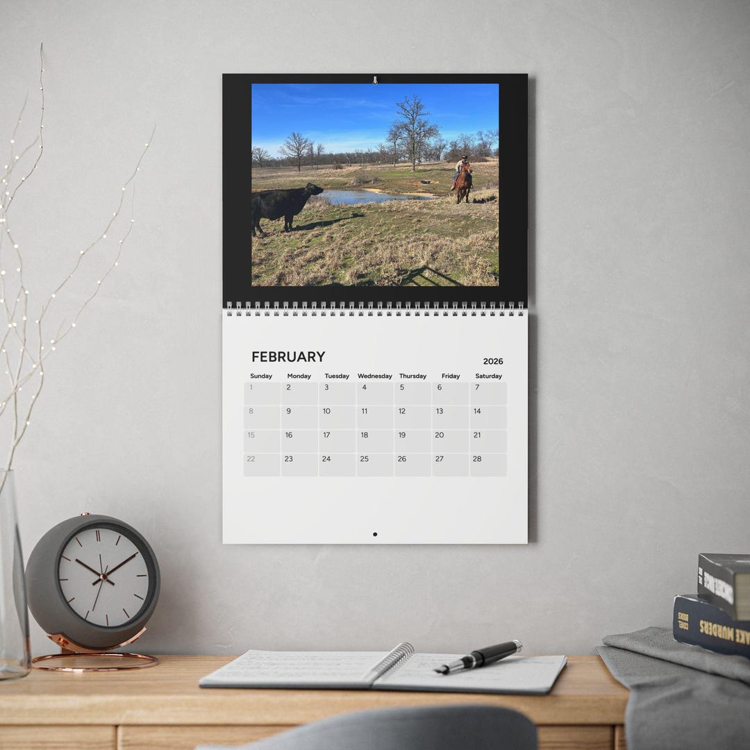 2026 Bookout Saddle Shop Calendar - Etsy UK