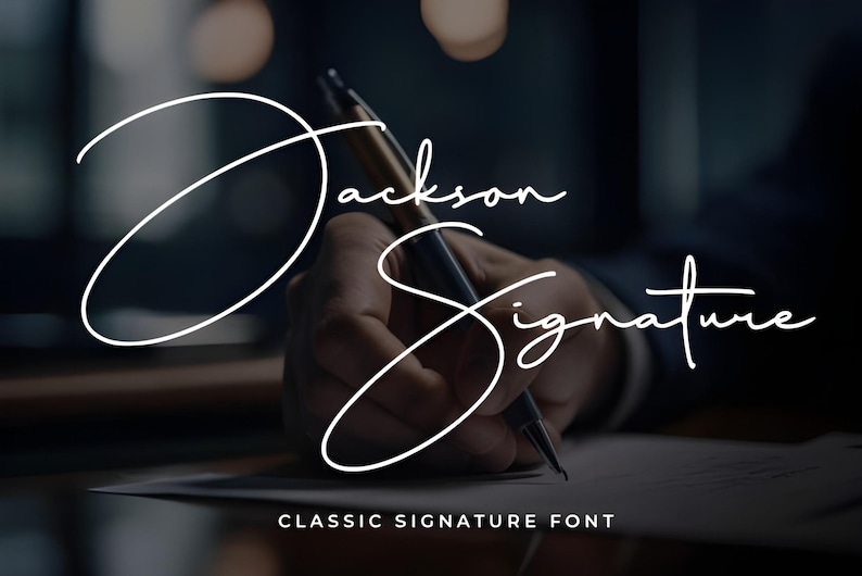 Signature Font • Handwritten Script Font • Luxury Logo Font - Etsy ...