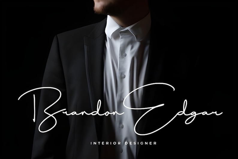Signature Font • Handwritten Script Font • Luxury Logo Font - Etsy ...