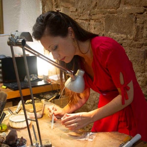 18K Fair Gold Engagement Ring With a Fairtrade Traceable White Diamond ...