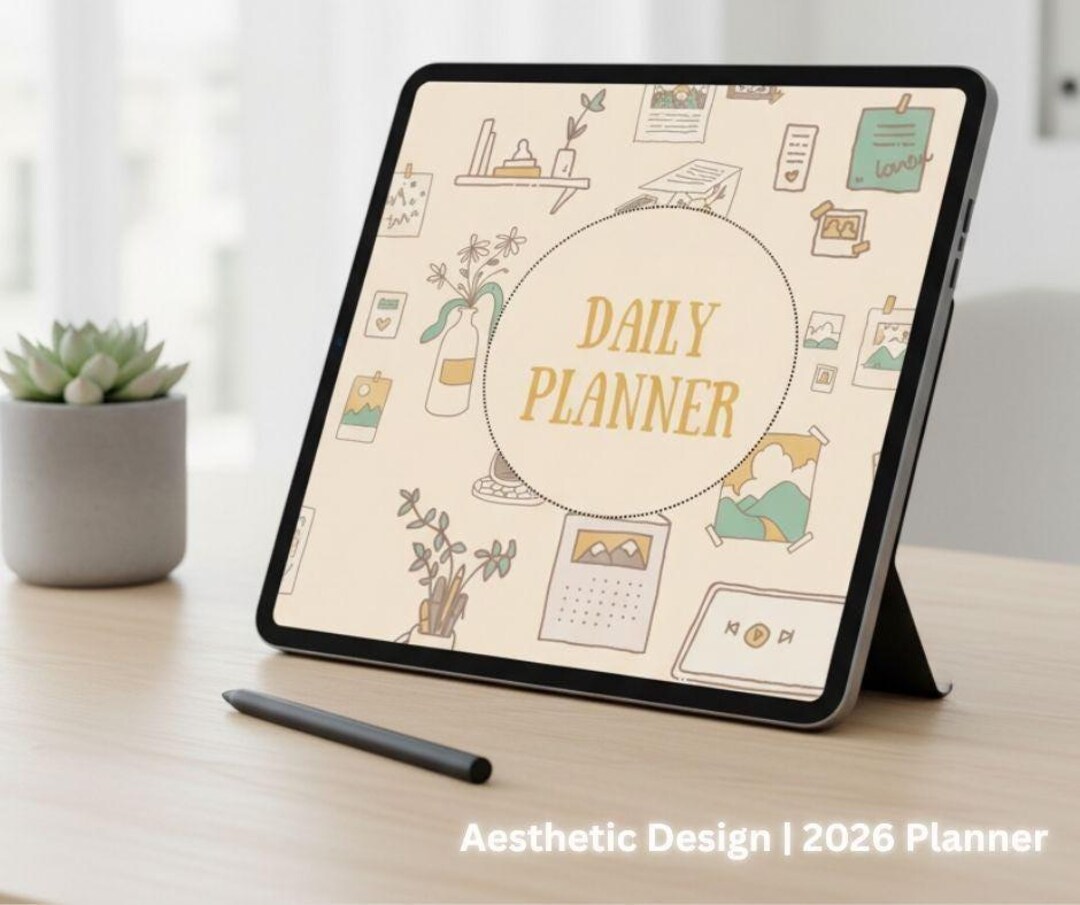 Simple 2026 Monthly Planner Printable | Minimalist Digital Planner ...