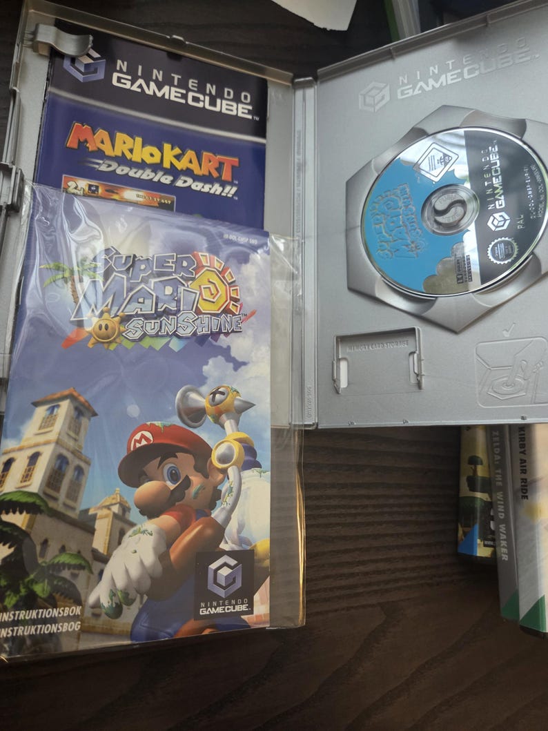 Nintendo Gamecube Super Mario Sunshine - Etsy