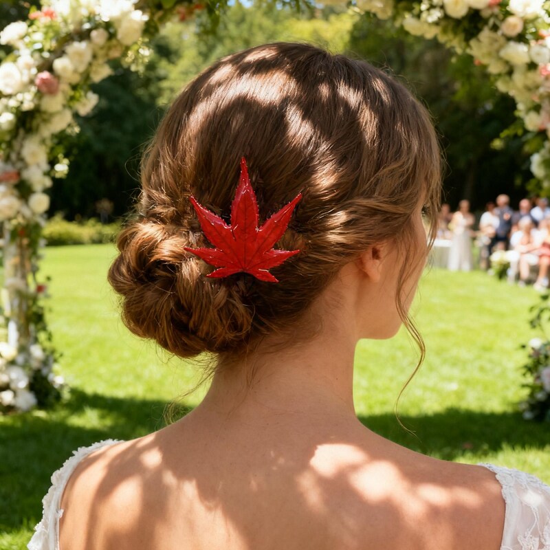 Maple Leaf Hair Pin - Etsy